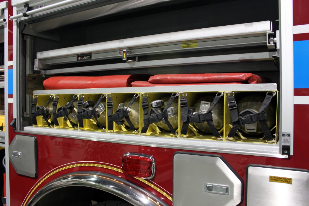 Bunker Fire & Safety Horizontal Storage Rack Complete – 6.1″ to 7.4 ...