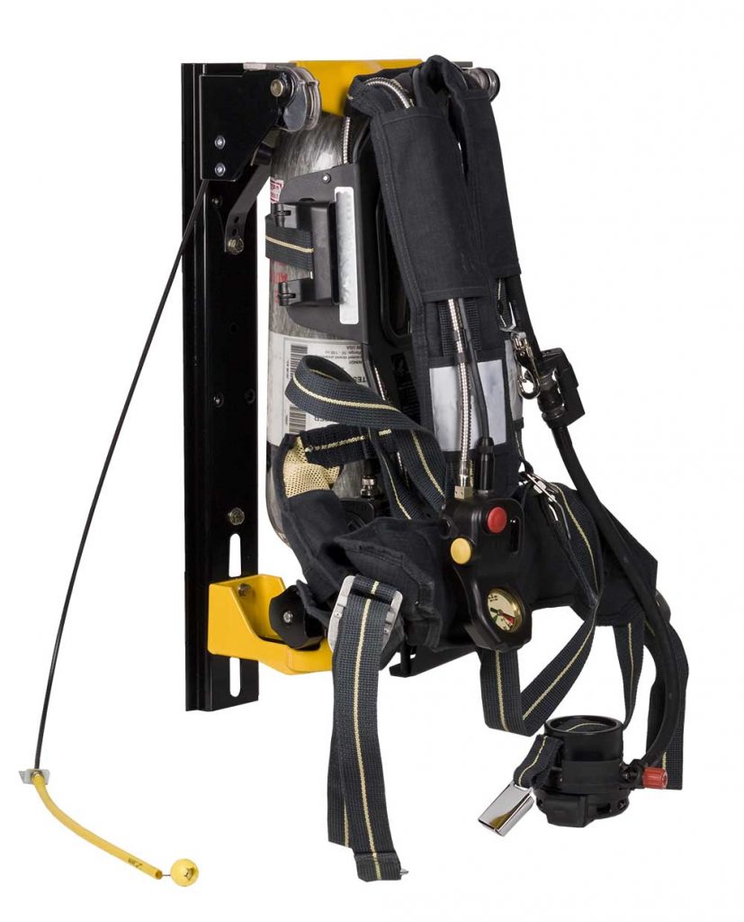 Bunker Fire & Safety ROL-LOC Mechanical SCBA Bracket - Bunker Fire & Safety