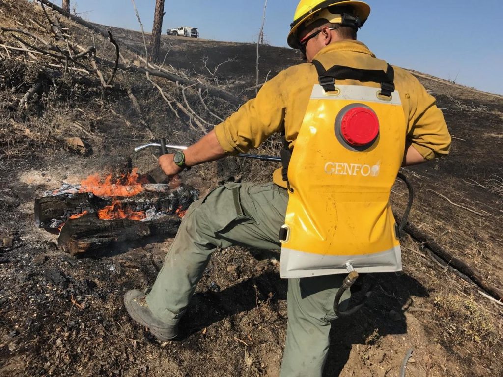 Bunker Fire & Safety Wildland Water Backpack MODEL # GENFO 45 - Bunker ...